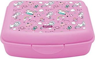 Nerthus Kitchenware FIH 922 Kinder-Lunchbox Einhorn-Lunchbox, leicht und einfach zu reinigen