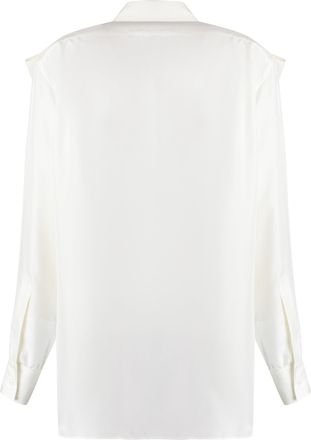 Burberry Silk Shirt - White