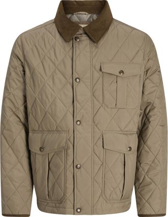 Jack & Jones Herren Jprblubryan Quilted Jacket, Brindle, l