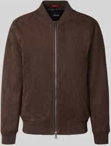 Cinque Regular Fit Bomberjacke in Leder-Optik Modell Rapid