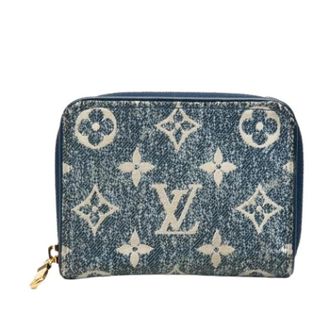 Louis Vuitton Pre-owned Denim Wallet - - Pre-owned - Damen - Blau - ONE SIZE