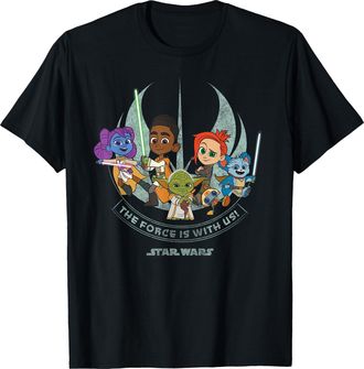 Star Wars Young Jedi Adventure Force is With Us T-Shirt