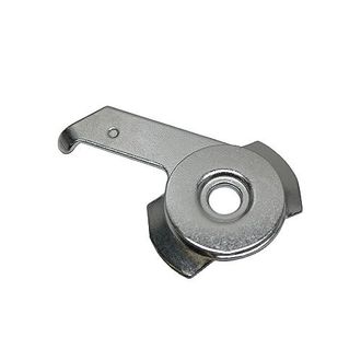 Gardinia Deckentr&auml;ger f&uuml;r 3-l&auml;ufige Fl&auml;chenvorhangschienen, Montage zum Schrauben, Befestigungsmaterial inklusive, 2 St&uuml;ck, Metall, Silber