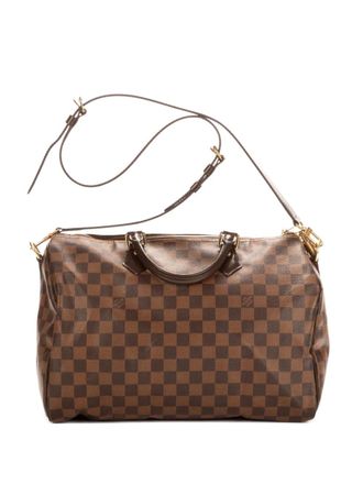 Louis Vuitton sac &agrave; main Speedy 35 - Marron