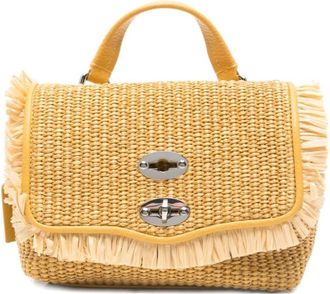 Zanellato Femme, Sacs, Jaune, Taille: ONE Size Postina Vimini Baby Handbag