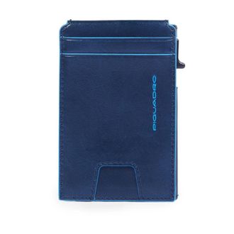 Piquadro Pop-up Kartenhalter mit ausklappbarem Ausweisfenster - - Accessories - unisex - Blau - ONE SIZE