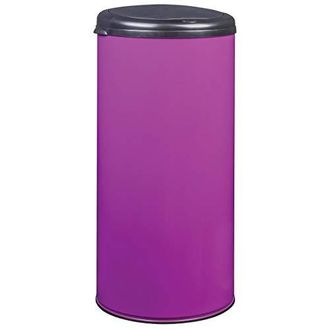 Rossignol Handtouch Abfalleimer, Metall Kunststoff, Violett Securite, one Size