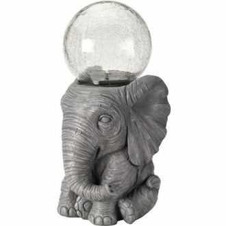 Smart Garden Solar-Gartenfigur Elefant mit Solarkugel, Elefantenkugel