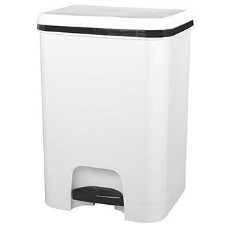 Great Plastic Kunststoff Treteimer Klasse weiß 26 Liter Einheitsgröße