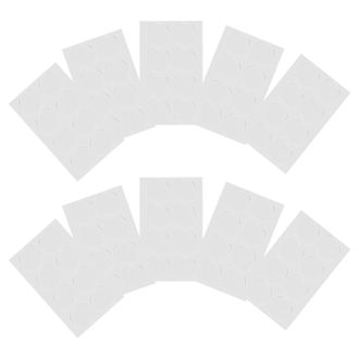 OSALADI 80 St&uuml;ck Teiliges Transparente rutschfeste Tischpuffer aus M&ouml;belstopper f&uuml;r Glasplatten Vasen und Tischunterlagen Verhindert Verrutschen und Sch&uuml;tzt O