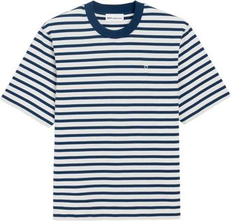 Ami Homme, Tops, Multicolore, Taille: S Marini&egrave;re Boxy T-shirt