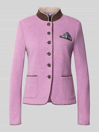 White Label Blazer aus Woll-Mix mit Einstecktuch