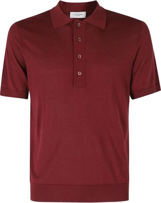 Paolo Pecora Homme, Tops, Rouge, Taille: 2XL Maglia a Polo
