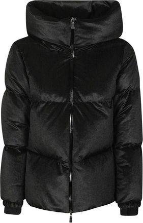 Herno Piumino Corto 2Layers - Femme - Vestes - Noir - Taille: 40 FR