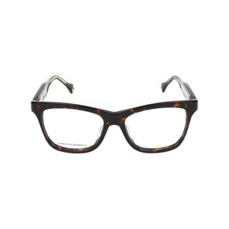 Carolina Herrera Femme, Accessoires, Brun, Taille: 52 MM Lunettes Élégantes en Couleur Havane