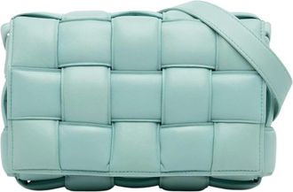 Bottega Veneta Pre-owned Intrecciato Padded Cassette - Femme - Pre-owned - Bleu - Taille: ONE Size