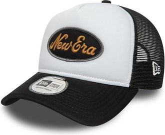 New Era A-Frame Trucker Cap - Brand Patch Noir
