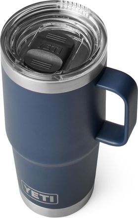 Yeti Rambler Reisebecher Mit Stronghold Deckel, Navy, 20 oz (591 ml)