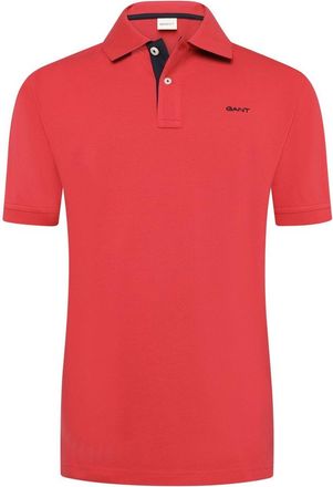 GANT Piqu&eacute;-Poloshirt mit Stretchanteil und Label-Stickerei, Regular Fit in