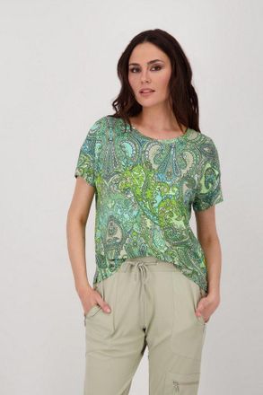 Monari Rundhalsshirt mit Paisleymuster