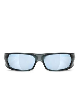 Oakley lunettes de soleil &agrave; monture rectangulaire - Noir