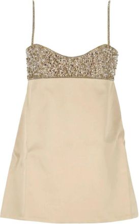 Retrof&ecirc;te Femme, Robes, Beige, Taille: 36 FR Shyla Dress