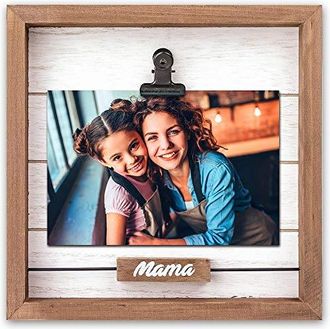 ZEP ZR446HE Camilla He Bilderrahmen aus Holz, braun und weiß