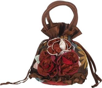 IFUNDOM Sac &agrave; Main Vintage Floral pour Femme Sac Seau &Eacute;l&eacute;gant &agrave; Imprim&eacute; Fleurs Pochette de Soir&eacute;e L&eacute;g&egrave;re pour Mariage et Banquet &agrave; Main Formel avec Capacit&eacute; S