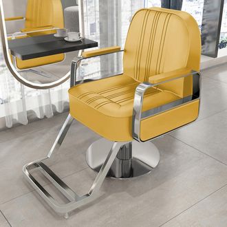 Generic Verstellbarer Friseurstuhl, 360&deg; Drehbar, Rollbar, f&uuml;r Friseure, Tattoo-Styling-Ausr&uuml;stung, Fettdruck A6