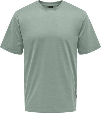 Only & Sons Herren ONSFRED Life RLX SS Tee NOOS T-Shirt, Iceberg Green, S
