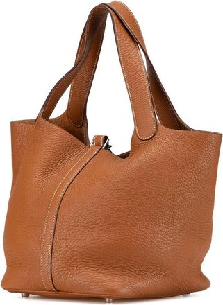 Herm&egrave;s Crossbody Bags - Clemence Picotin 22 - Gr. unisize - in Braun - f&uuml;r Damen