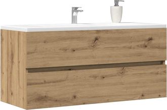 Generic Wandmontierter Waschbeckenschrank mit 2 Schubladen, Moderne Badezimmer-Waschtischschr&auml;nke, Wasserdichter Aufbewahrungsschrank Unter Dem (100 x 38,5 x 