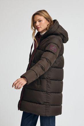 Polo Club Wendejacke Gaia schokobraun mit Polo Club-Logo