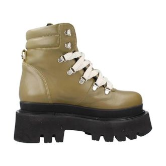 Yellow Bottes &Eacute;l&eacute;gantes &agrave; Lacets - Femme - Chaussures - Vert - Taille: 39 EU
