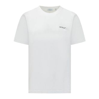 Off-white Metal Arrow SS Tee - - Tops - Herren - Wei&szlig; - S