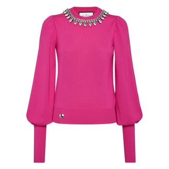 Philipp Plein Strickpullover - - Knitwear - Damen - Rosa - XS