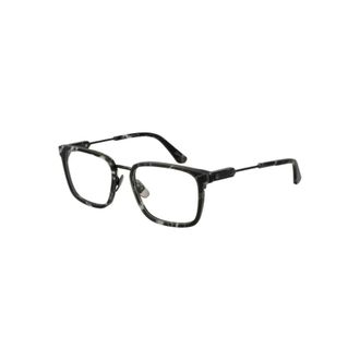 Police Homme, Accessoires, Gris, Taille: ONE Size Monture de Lunettes Rectangulaires &Eacute;l&eacute;gantes