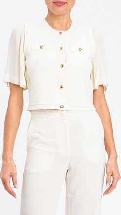 Twinset Cardigan von aus Viskosemischung mit Kimono&auml;rmeln und Metallkn&ouml;pfen