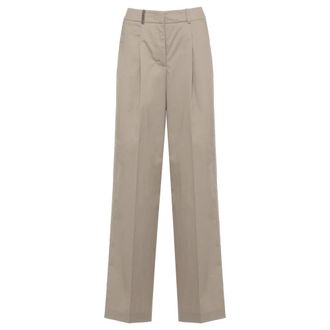 PESERICO Wide Hosen - - Trousers - Damen - Braun - L