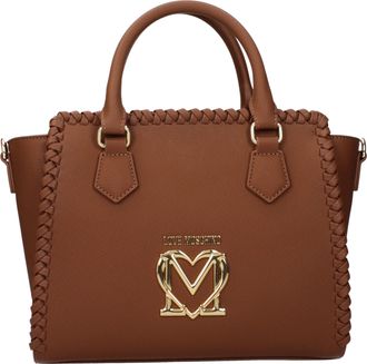 Love Moschino Femmes Sacs &agrave; main Polyur&eacute;thane Marron/Camel
