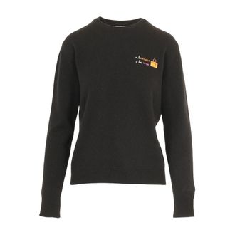 MC2 Saint Barth Rundhals-Strickware - - Knitwear - Damen - Schwarzk - M