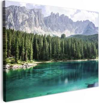 MuchoWow © Leinwand 40x30 cm Deko Schlafzimmer Aesthetic Leinwandbilder Wohnzimmer Gemälde Foto Geschenk Living Room Decoration Landschaftsbilder - Bilder Natu