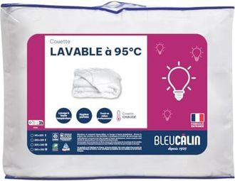 Bleu Calin Warme Bettdecke für 1-2 Personen, waschbar bei 95° Hygiafill, professionell getestet, Weiß, 200x200cm, KBOB40