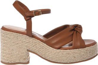 Baldinini Femme, Chaussures, Brun, Taille: 40 EU Nappa Sandal
