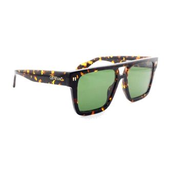 Off-white unisex, Accessoires, Brun, Taille: 56 MM Lunettes de Soleil Carrées Springfield