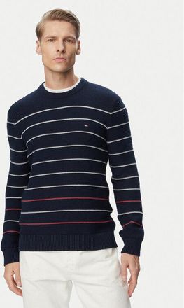 Tommy Jeans Pullover DM0DM23384 Dunkelblau Slim Fit