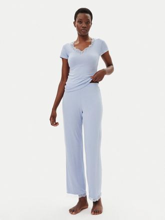 Hunkemöller Pyjama Nanna 301484 Blau Regular Fit