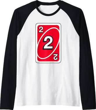 Uno Halloween Red 2 Karte Raglan