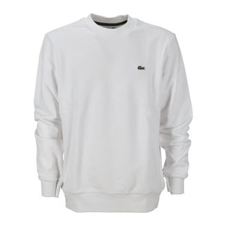 Lacoste Klassischer Fit Sweatshirt in Schwarz - - Sweatshirts & Hoodies - Herren - Wei&szlig; - S