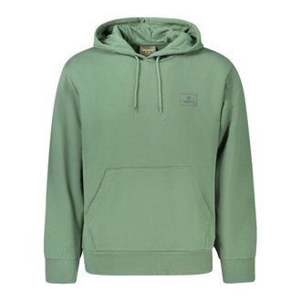Timberland Sweat &agrave; capuche avec badge en silicone - Homme - Sweatshirts et sweats &agrave; capuche - Vert - Taille: XL